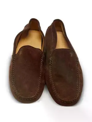 TOD'S City Gommino Suede Loafers