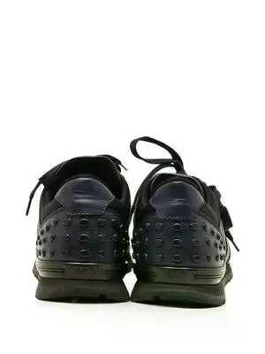 TOD'S Studded Panelled Lace-up Sneakers