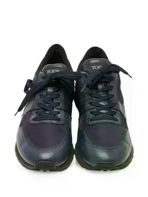 TOD'S Studded Panelled Lace-up Sneakers