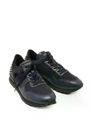 TOD'S Studded Panelled Lace-up Sneakers