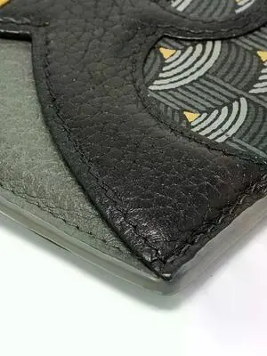 FAURÉ LE PAGE Gangsta Scale-pattern Card Holder - Grey