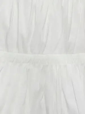 Prada Flared Mini Skirt - White