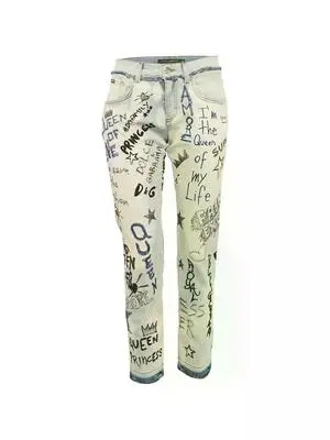 Dolce & Gabbana Embroidered Boyfriend Jeans