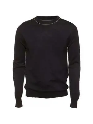 MAISON MARGIELA Contrast-trim Knit Sweater