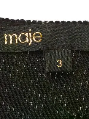 Maje Sequin-embellished Velvet Trousers