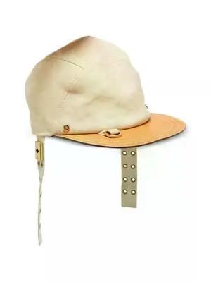 Dior Leather-trimmed Cap