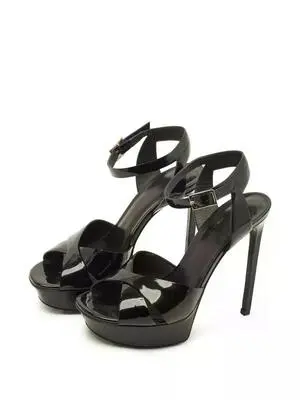 Saint Laurent Bianca Ankle-strap Sandals