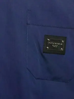Dolce & Gabbana Short-sleeve Logo-plaque Shirt
