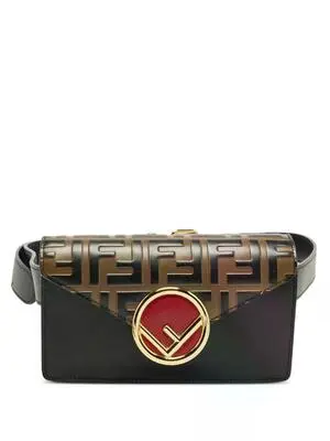 Fendi Ff-motif Leather Belt Bag
