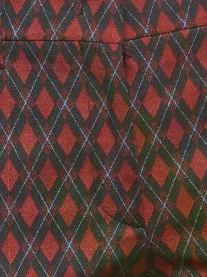 Prada Geometric Print Straight-leg Trousers