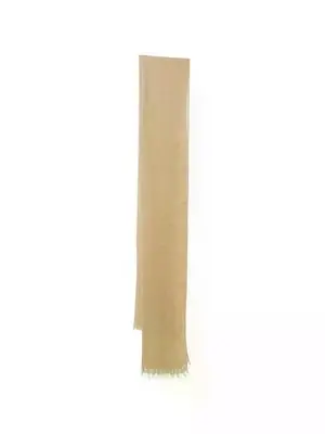 FERRAGAMO Frayed-edges Scarf - Neutrals