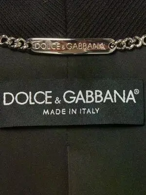 Dolce & Gabbana Fur-trimmed Button-up Jacket - Black