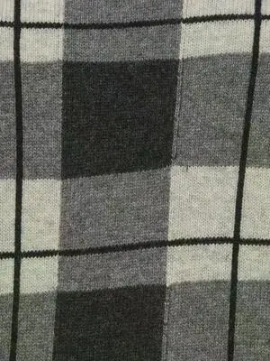 Dolce & Gabbana Plaid Print Rib-knit Sweater