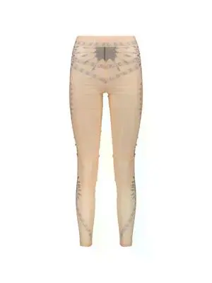 Alberta Ferretti Geometric-print Regular-length Leggings