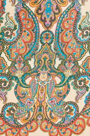 Zimmermann Scalloped Paisleyprint Linen Mini Skirt