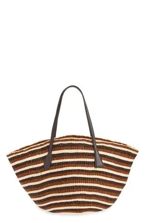 LIFFNER Sprout Basket Sisal Tote - Brown Multi
