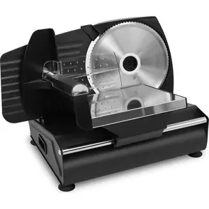 ELITE CUISINE Electric Food Slicer With Adjustable Blade - Silver