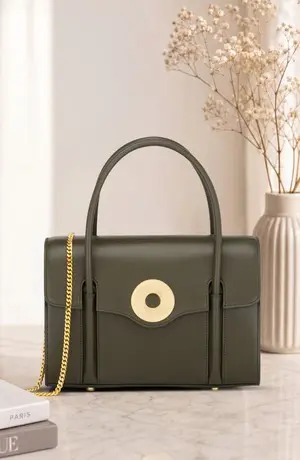 ARANYANI Myra Top Handle Bag - Deep Forest