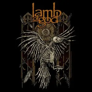 LAMB OF GOD The Raven Skeleton Short Sleeve Graphic T-shirt
