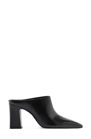 Schutz Eleanor Mule With Pointed Toe And Block Heel - Black