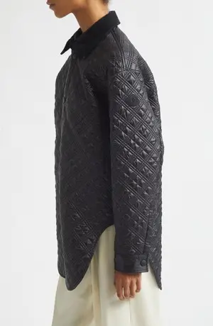 Moncler Quilted Shirt Jacket