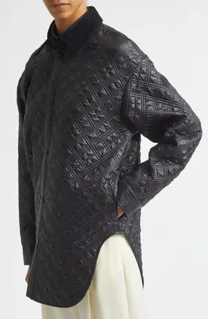 Moncler Quilted Shirt Jacket