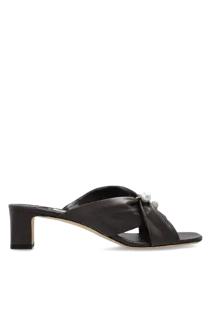 JIMMY CHOO Heeled Mules ‘rafi 45 - Brown