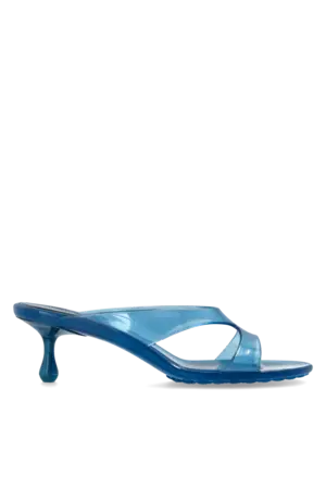 JIMMY CHOO Jelly Drop 50’ Heeled Mules