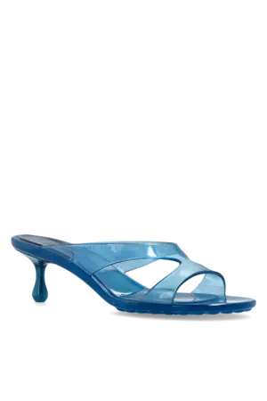 JIMMY CHOO Jelly Drop 50’ Heeled Mules