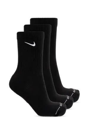 Nike Three-pack Of Socks With Logo - Black
