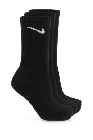 Nike Three-pack Of Socks With Logo - Black
