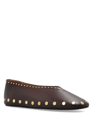 GANNI Ballet Flats With Studs
