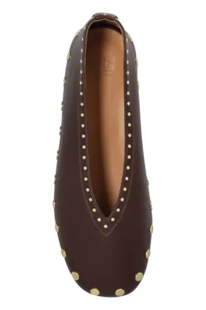 GANNI Ballet Flats With Studs
