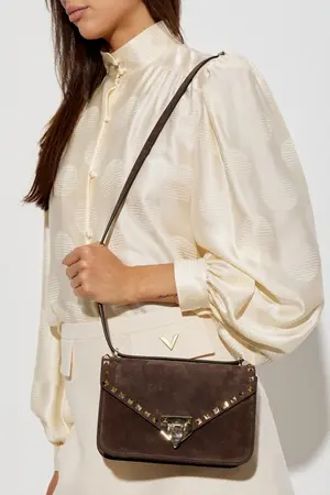 Valentino Garavani Suede Bag With Studs