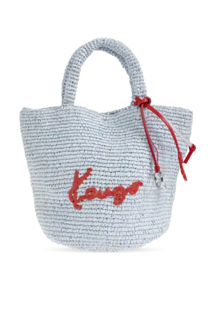 Kenzo Bag With Embroidered Logo - Blue