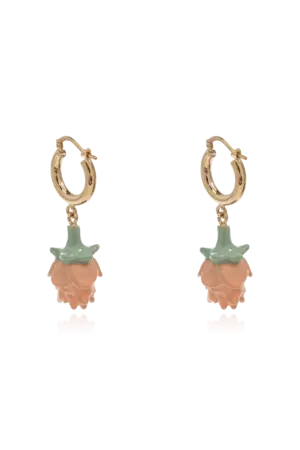Marni Earrings With A Floral Motif