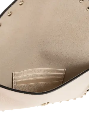 Valentino Garavani Leather Studded Clutch