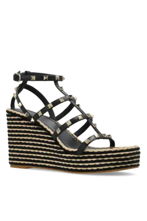 Valentino Garavani Wedge Sandals With Studs