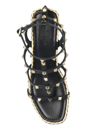 Valentino Garavani Wedge Sandals With Studs