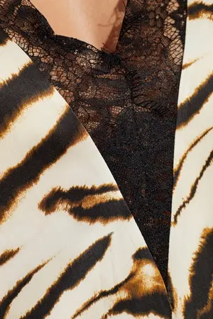 GANNI Animal Print Dress