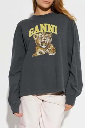 GANNI Sweatshirt With Print