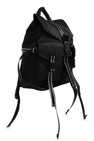 GANNI Backpack With Logo Patch