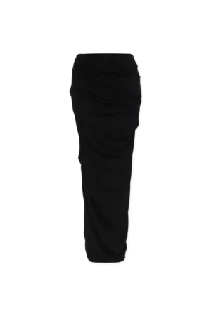 ENTIRE STUDIOS Draped Maxi Dress - Black