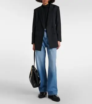 Valentino Garavani Tie-neck Silk Georgette Blouse - Black