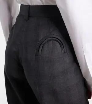 BLAZÉ MILANO Lundy Virgin Wool Flared Pants
