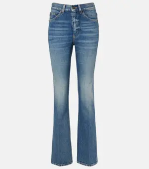 Saint Laurent Clyde Straight Jeans - Blue