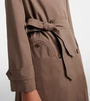 BLAZÉ MILANO Assel Cotton-blend Trench Coat