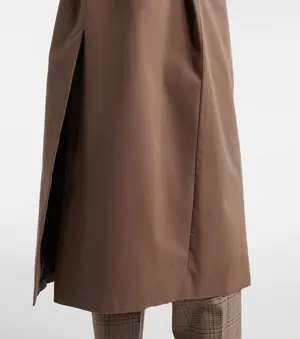 BLAZÉ MILANO Assel Cotton-blend Trench Coat