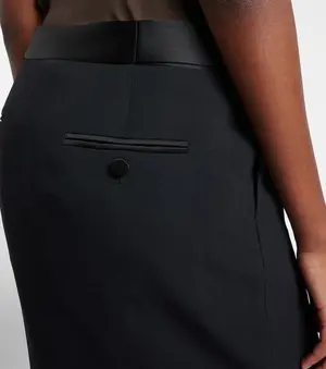 TOM FORD Satin Belted Pencil Skirt