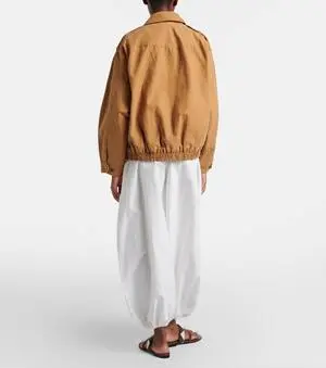 Polo Ralph Lauren Cotton And Silk Balloon Pants - White